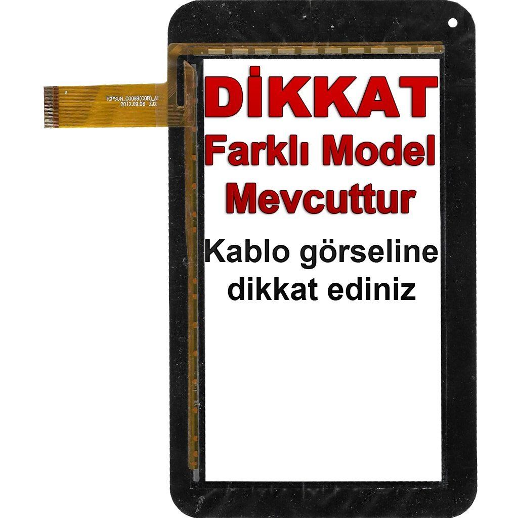 Queen Tab 100 Dokunmatik Siyah - Model 1 79,00 TL
